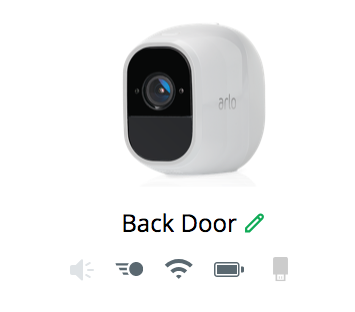 Solved: What is the speaker icon for Arlo Pro 2 on app? - Arlo Community