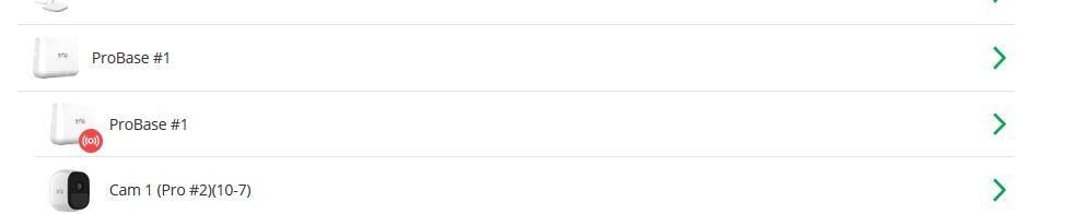 Red symbol by ArloBase in Device Listing? - Arlo Community