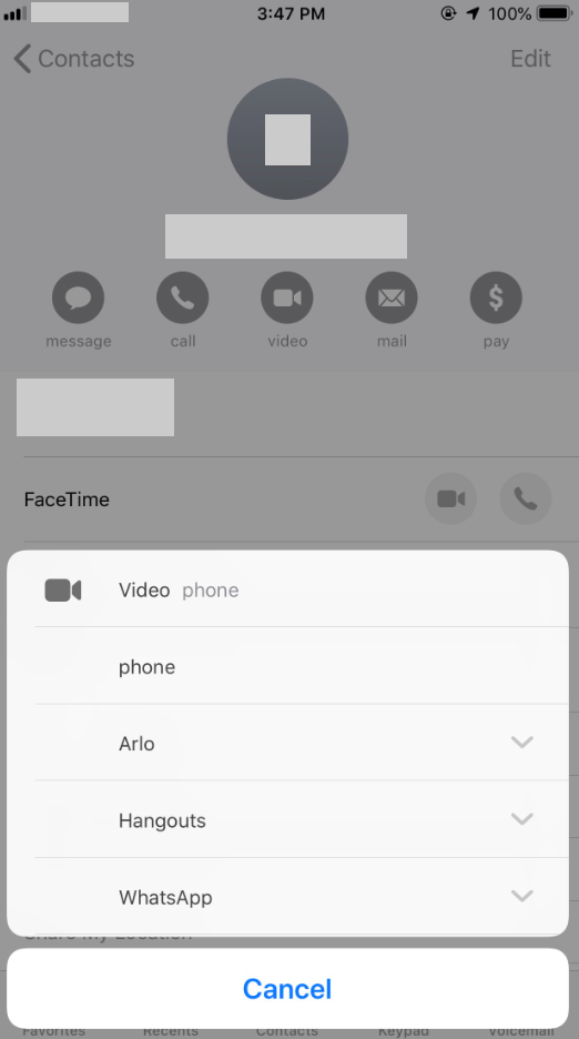 IOS contacts “Arlo” icon video (again) - Arlo Community