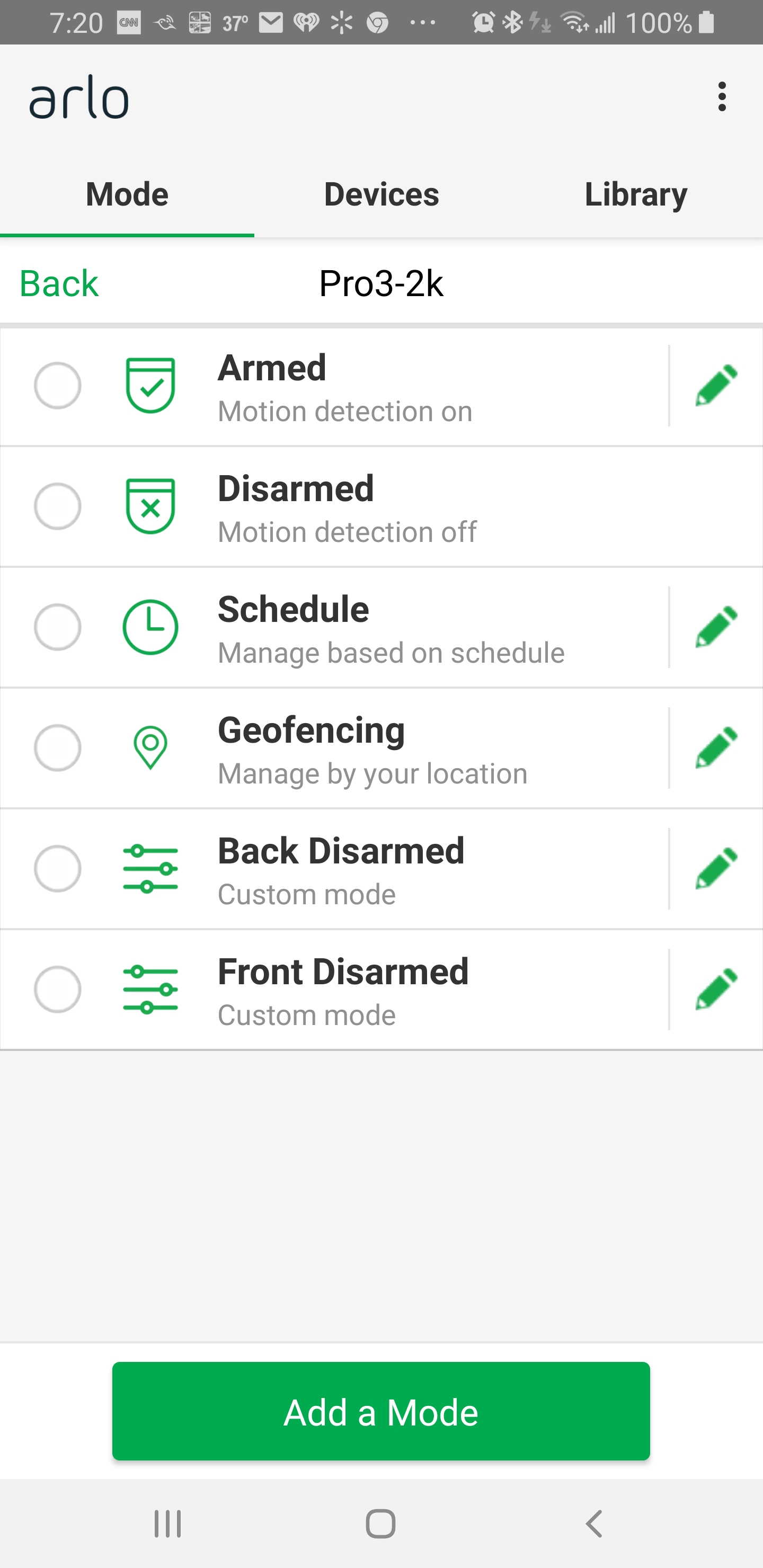 Solved: Arlo Android v2.11.0_26065 Mode Status & Selec... - Arlo Community