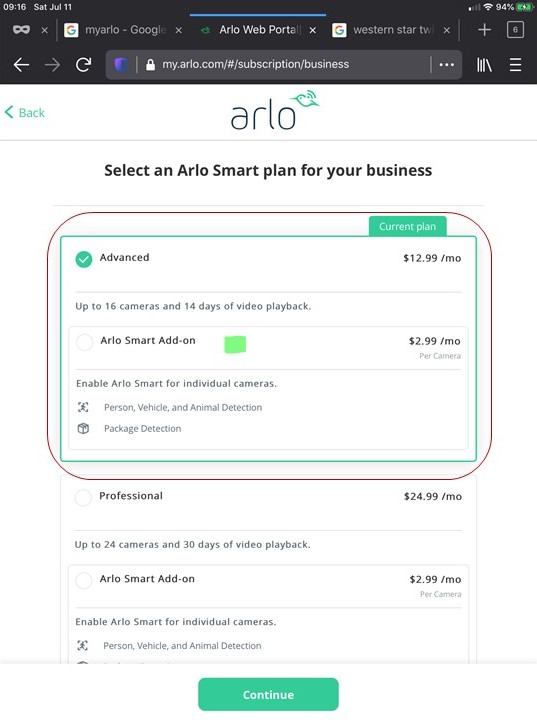 Solved: Arlo Business Advanced 16 Camera Smart Plan Only S... - Arlo ...