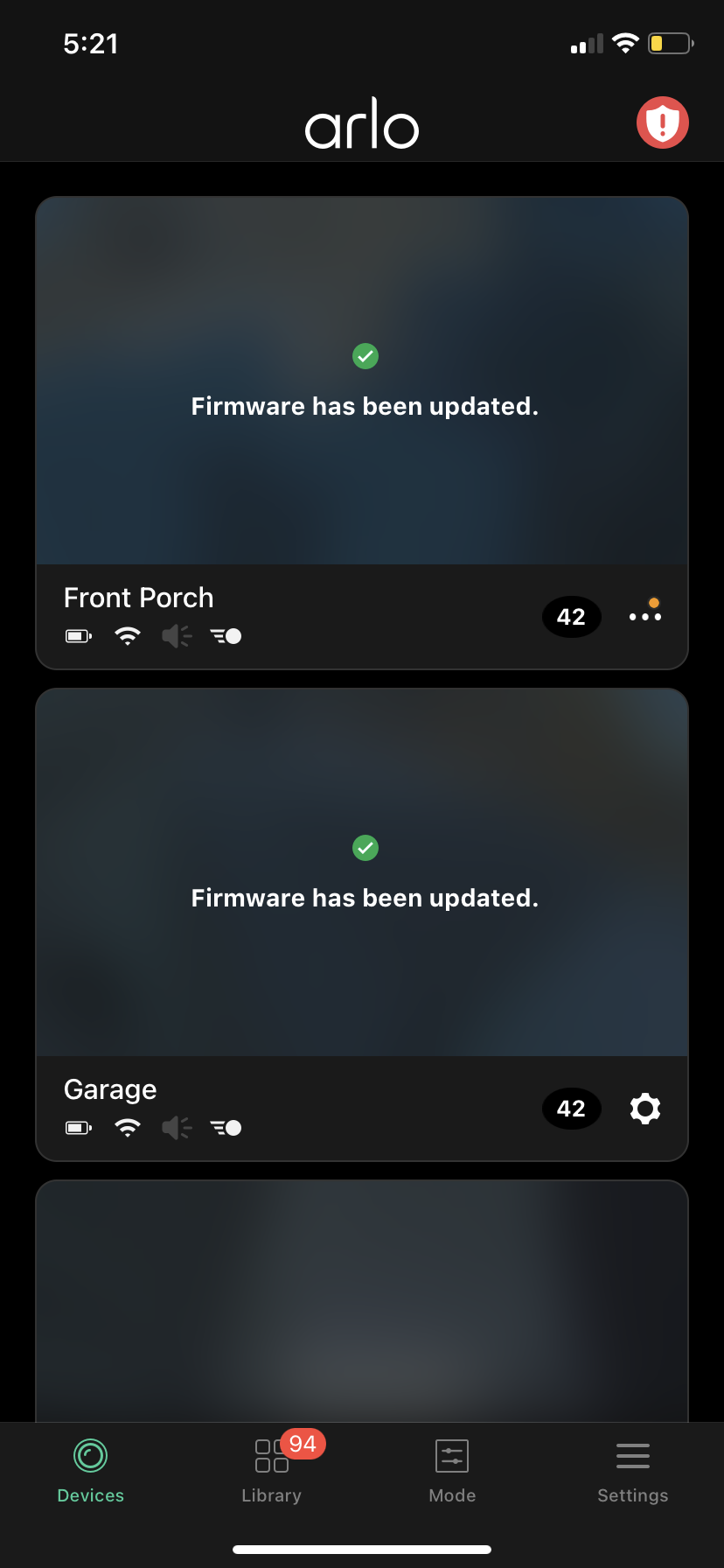 Solved: "Firmware has been updated" showing on my Arlo iOS... - Arlo Community