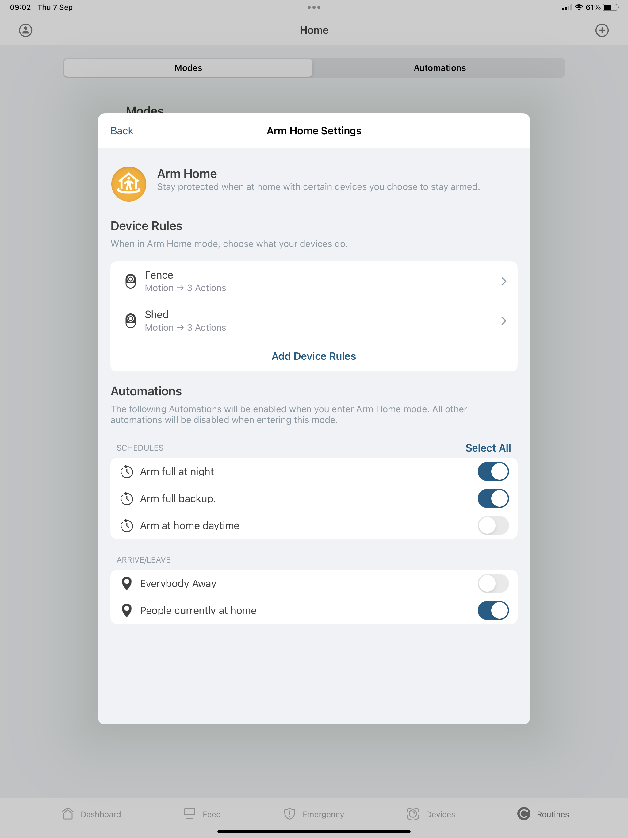 Setting up Schedule and Geofencing - Arlo Community