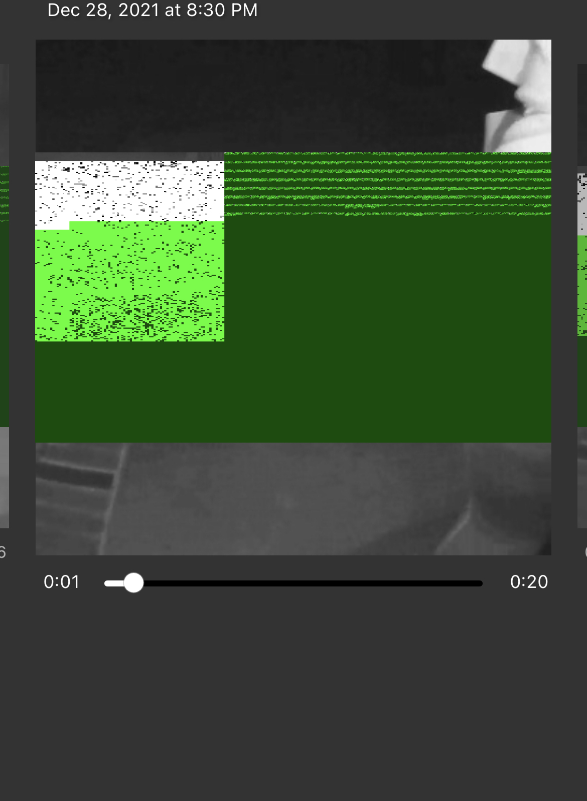 Night time camera green and pixelated can’t see - Arlo Community