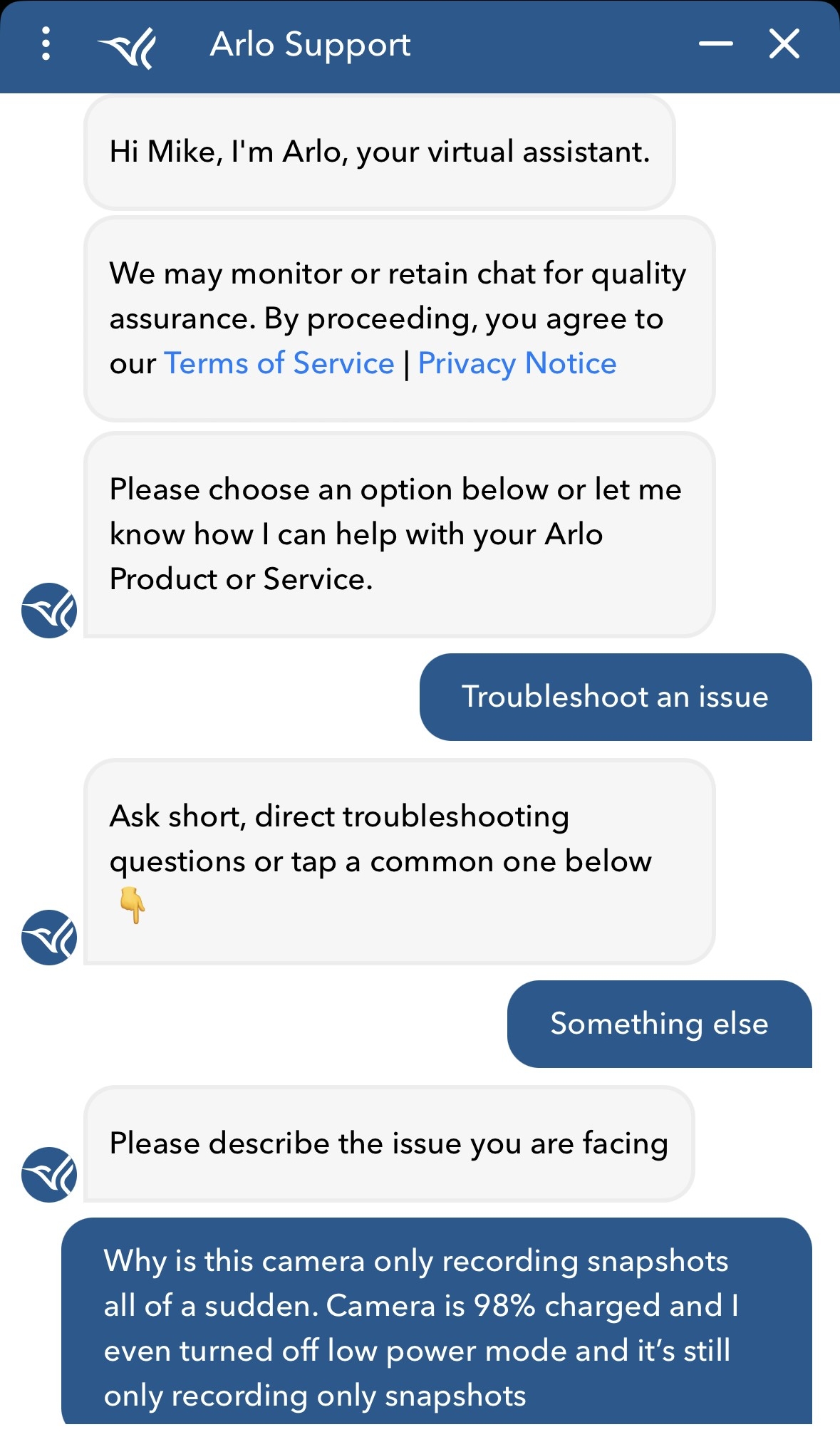 Arlo Pro 5S - (missing events, taking snapshots). ... - Arlo Community