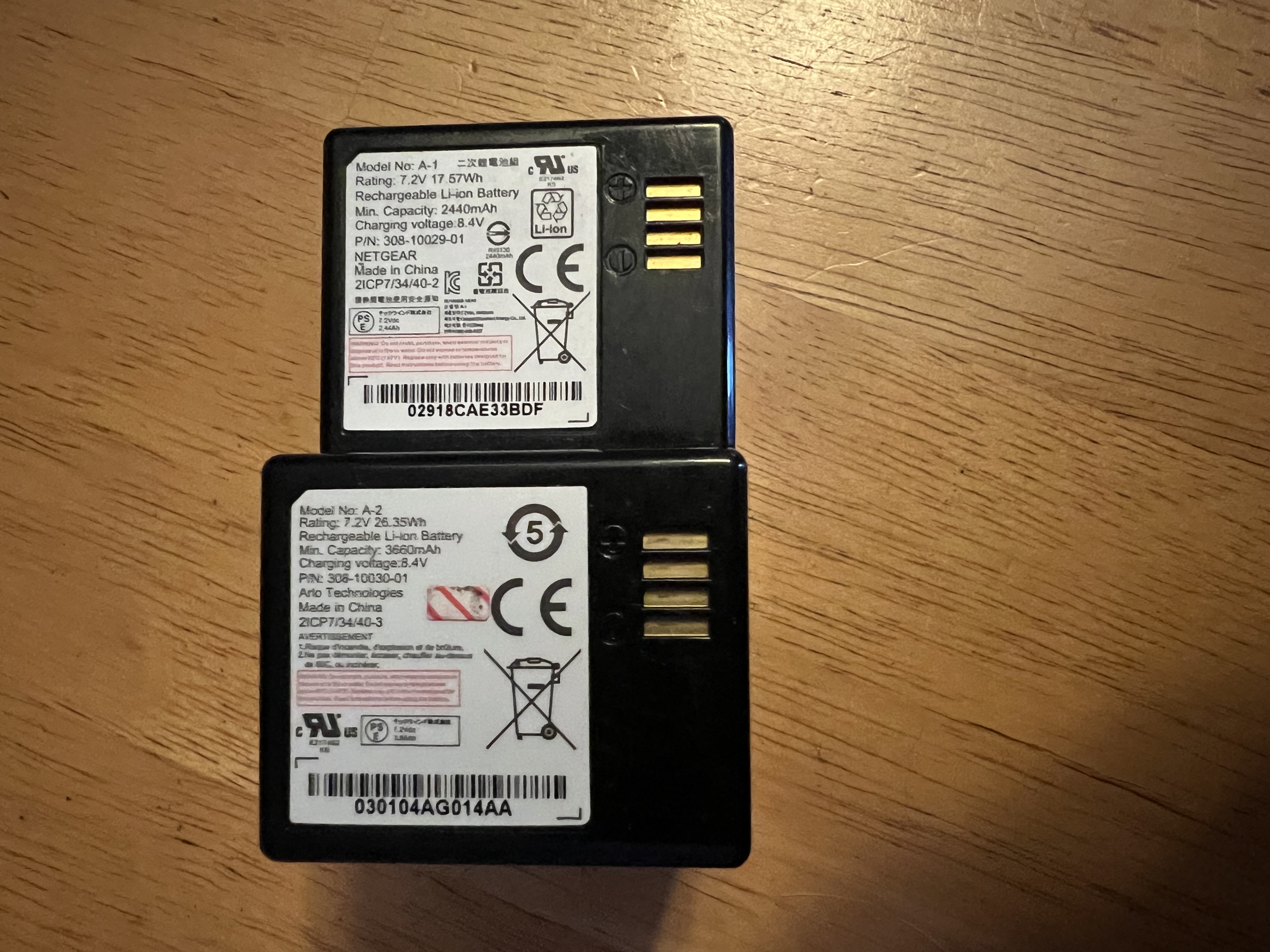 Solved: Battery Compatibility - Arlo Community