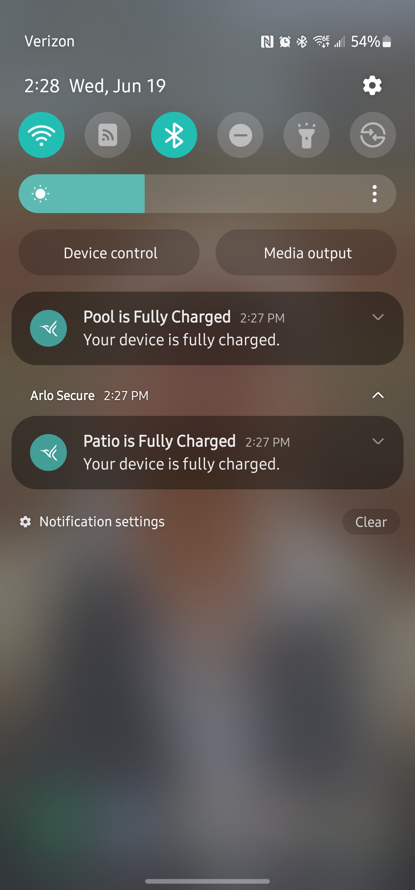 Pro 4, "Your device is fully charged" notification... - Page 3 - Arlo Community