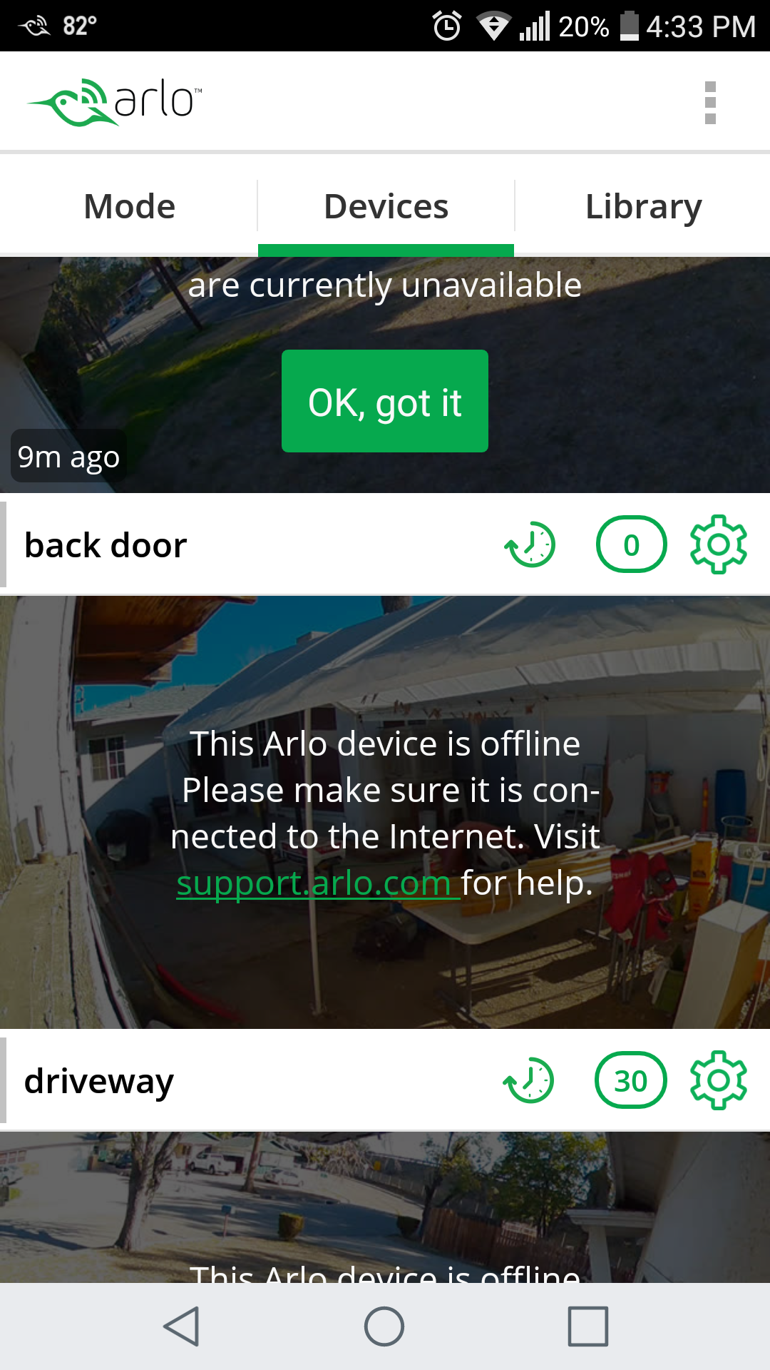 Yet another camera offline - Arlo Community