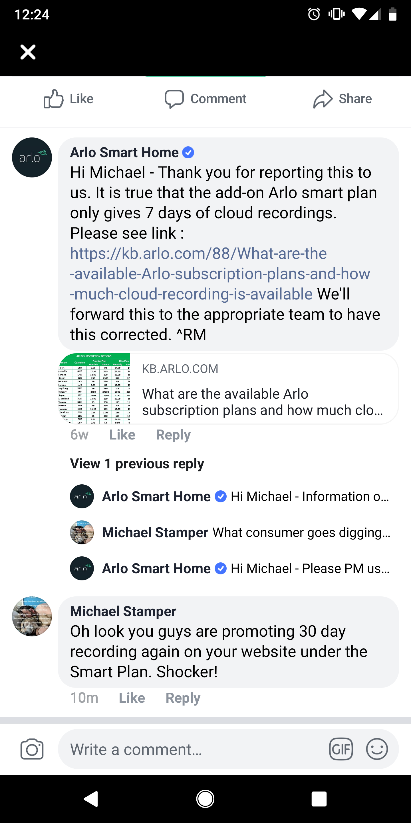 Arlo Smart Plan offers $2.99/month with 30-day rec... - Arlo Community