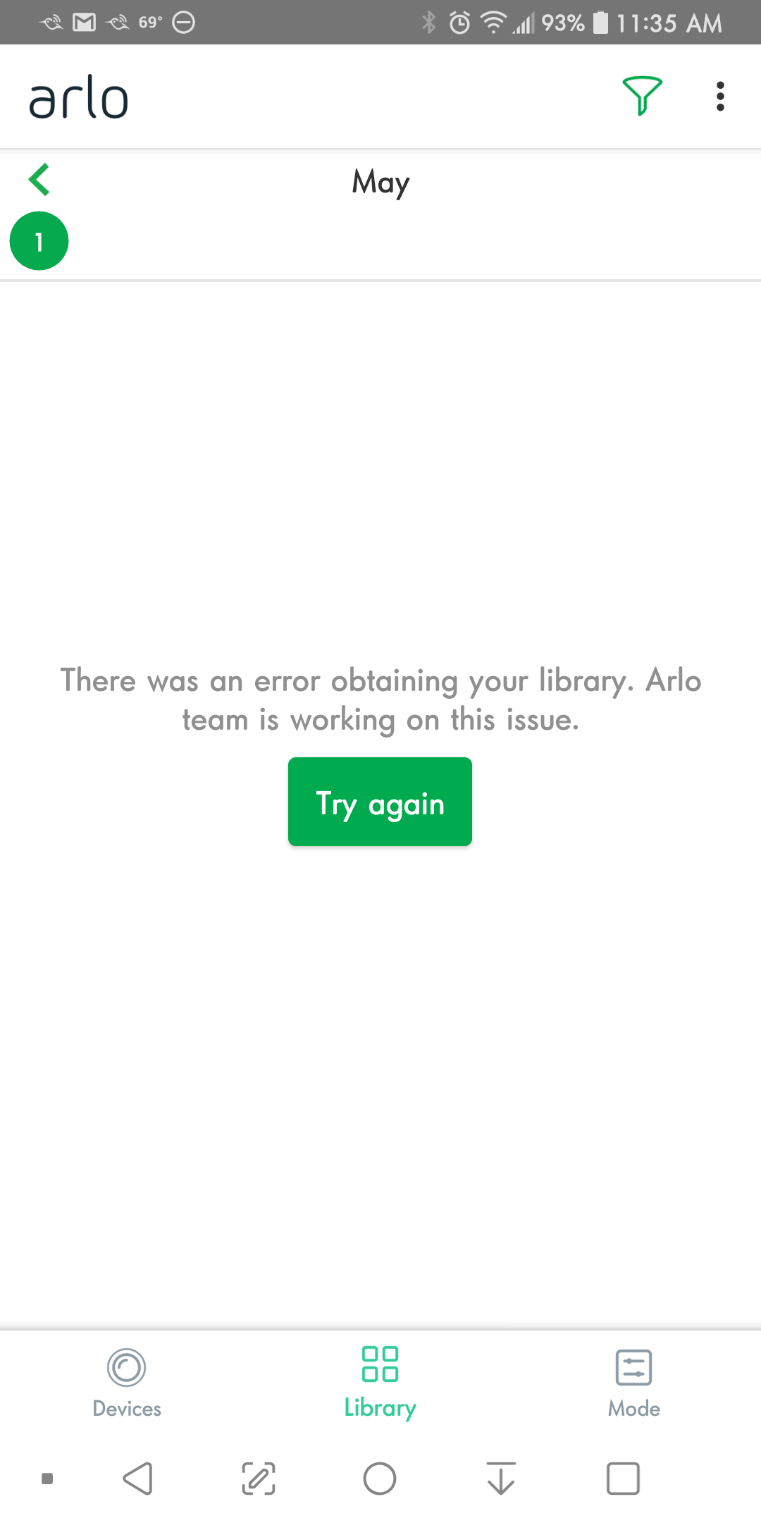 Solved: Cannot log into web portal & mobile app - request ... - Arlo ...