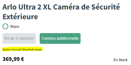 QR code non lu par arlo VMC 4052 XL - Arlo Community