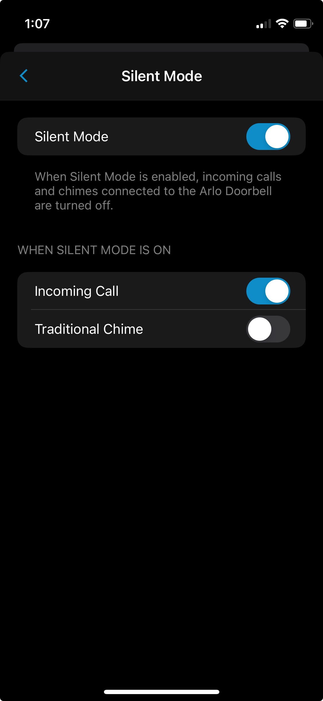 Solved: Silence doorbell chime without disabling incoming ... - Arlo Community